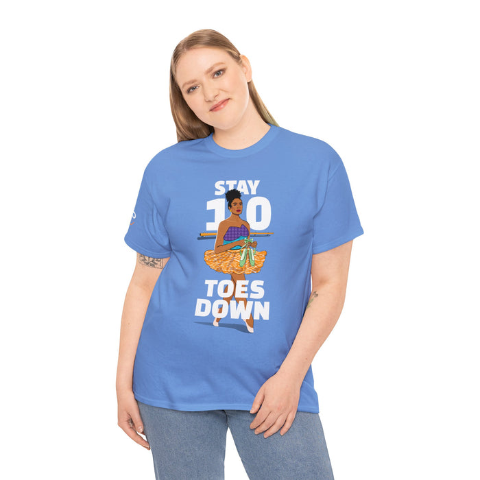 "Stay 10 Toes Down" Unisex T-Shirt — DomoINK