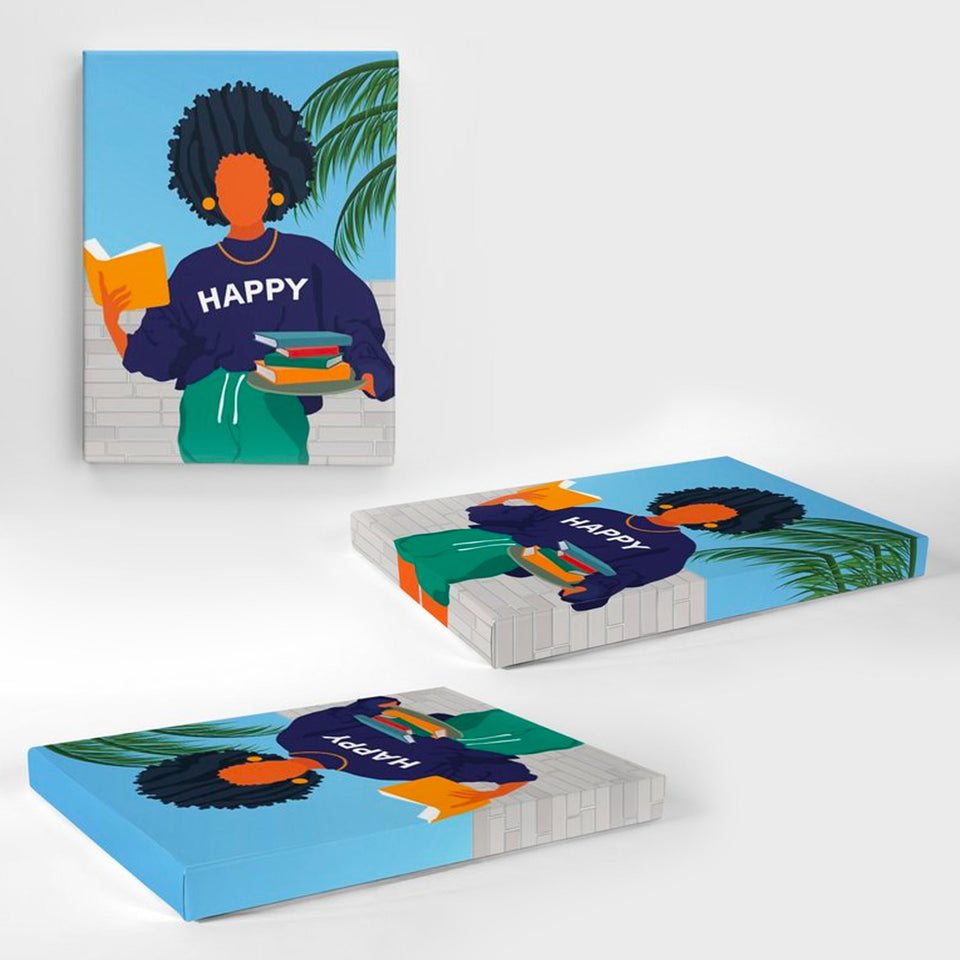 "Happy" Print – DomoINK